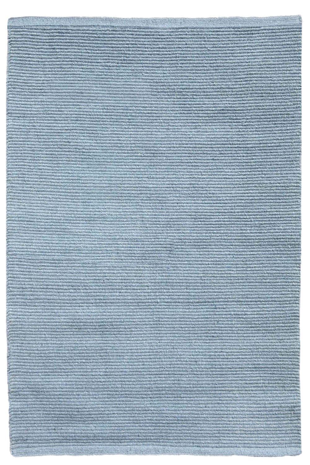 Solid Light Blue Flatweave Eco Cotton Rug - Hook & Loom