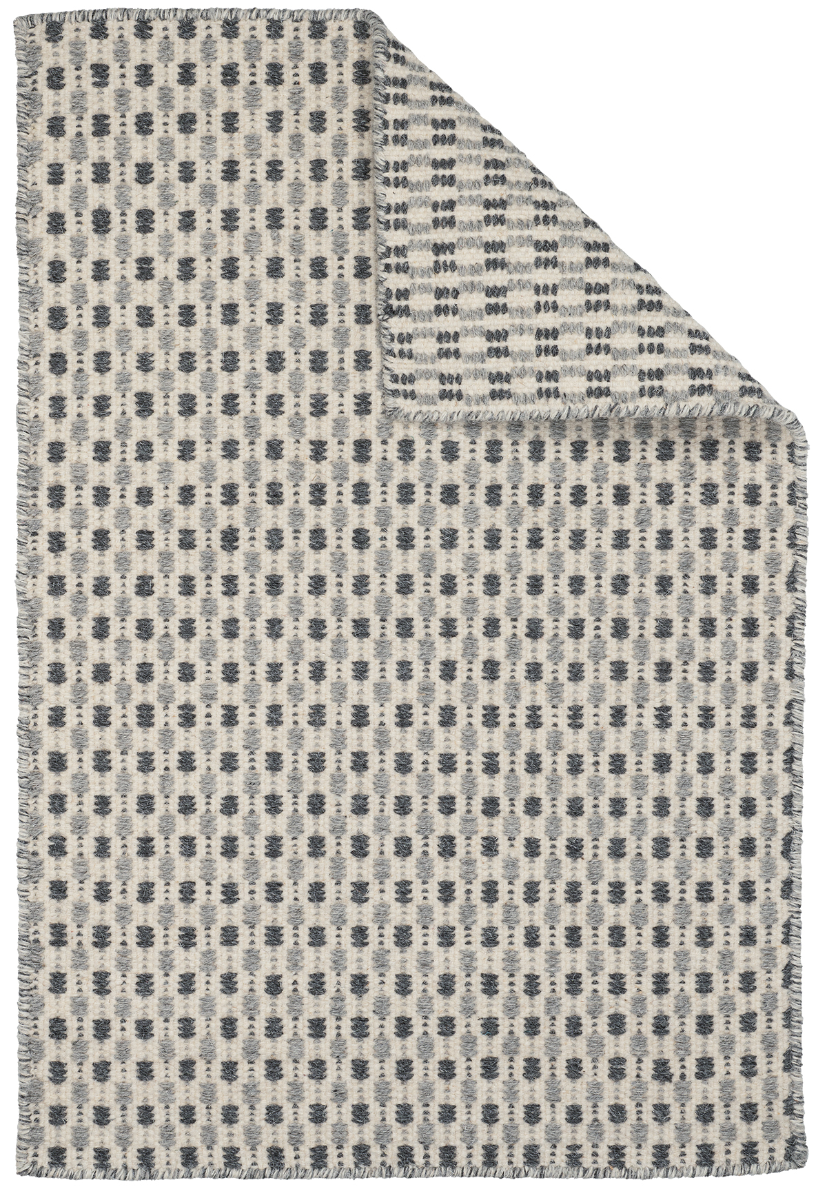 Coopworth Grey Natural Wool Woven Rug - Hook & Loom